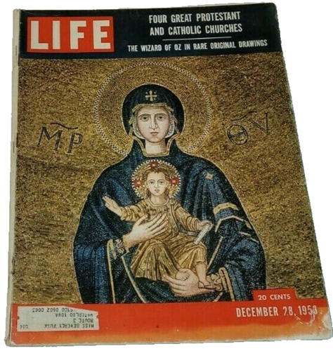 December 28, 1953 LIFE Magazine, CATHEDRALS, 1950s adds ads FREE SHIPP ...