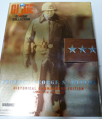 General Patton GI Joe 12 Inch New 1997 from Factory Case US Army Hasbro ...
