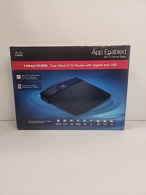 CISCO Linksys EA3500 Dual Band N750 Router with Gigabit and USB App ...
