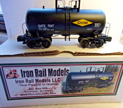 Iron Rail Models #135 TCH, Dow Chemical, HI Rail Tanker. Mint in ...