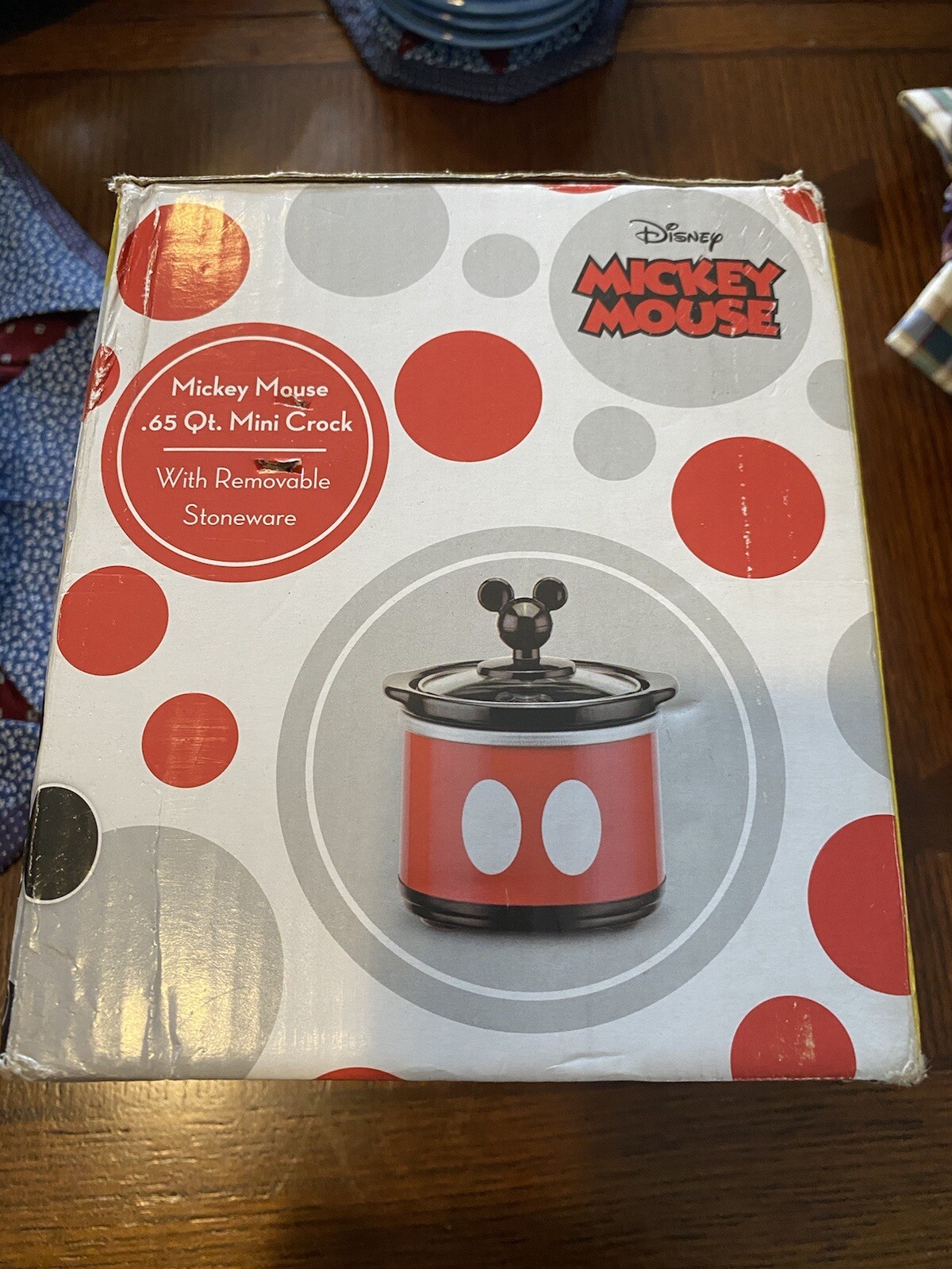 Disney Mickey Mouse .65 Quart Mini Crock Pot, Dips Potpourri Removable ...