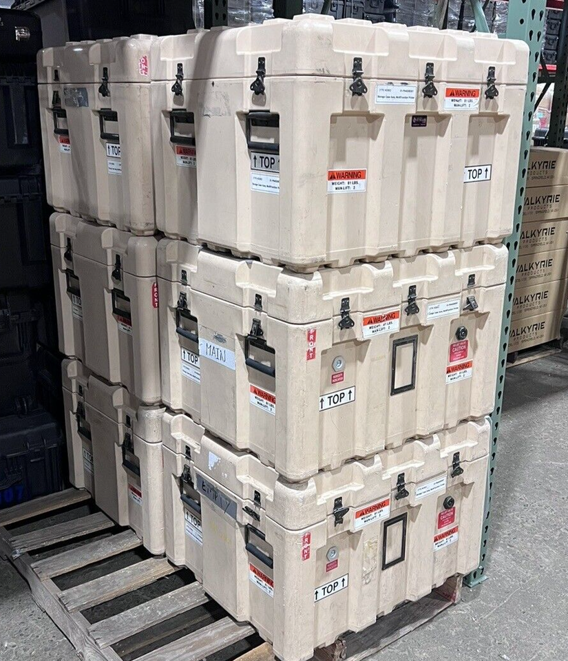 ECS Loadmaster 29.5” 25” 20.5” Storage Case Waterproof Surplus Footlocker | eBay