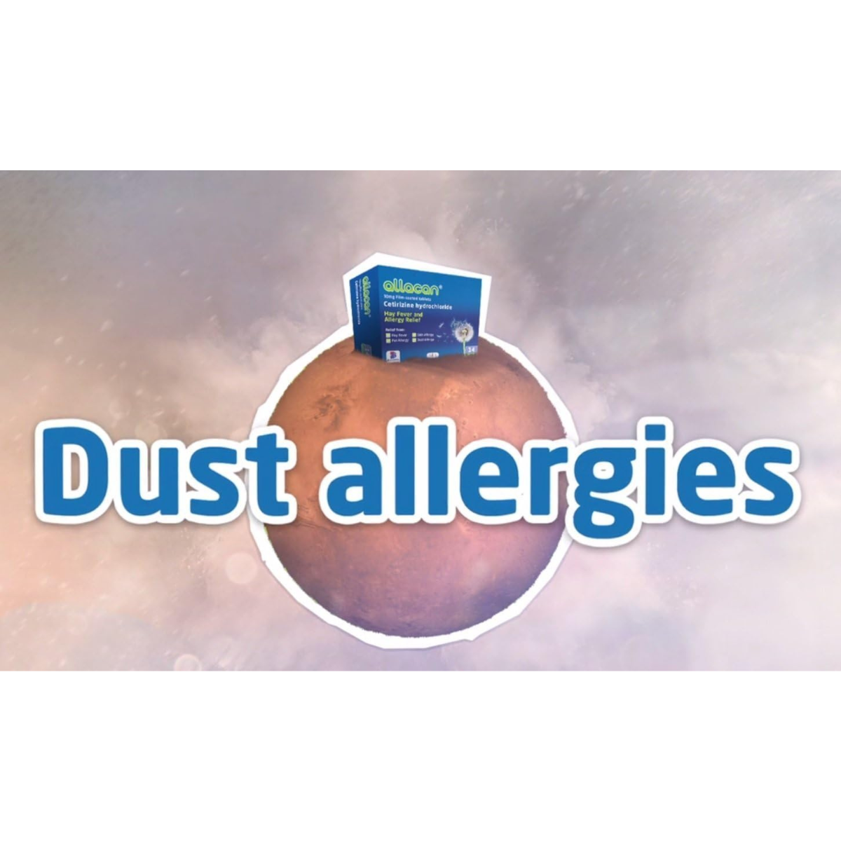 Allacan Cetirizine Hydrochloride Hayfever Allergy Tablets 30 Tablets x ...