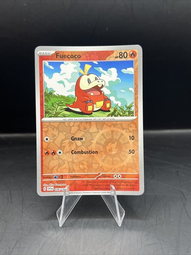 Fuecoco 036/198 Reverse Common Scarlet & Violet Base Set Pokemon TCG NM ...