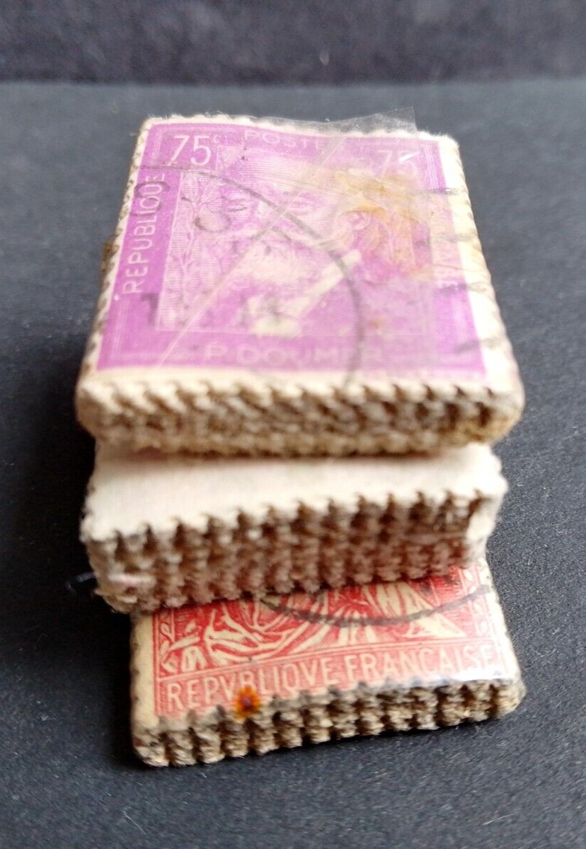 Offer lot France stamps 3 unopened bundles unchecked. Used stamps ...