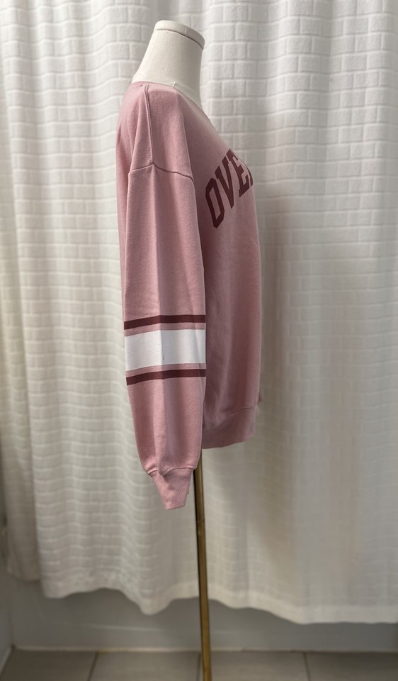 The Simpsons Lisa Overachiever Pink Sweatshirt Women Or Junior SZ SM | eBay