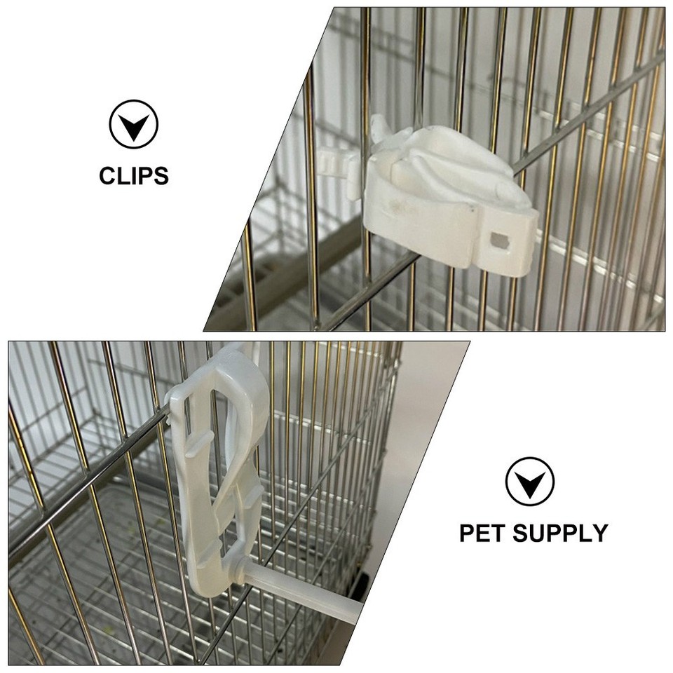 2pcs Parrot Clamp Bird Cage Fixed Clip Bird Cage Accessory for Parrot ...