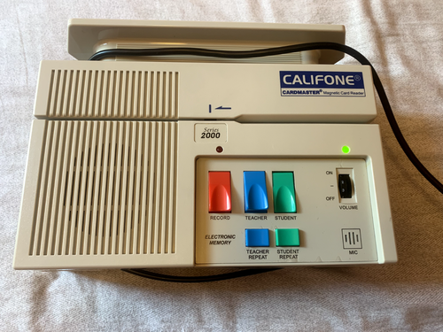 Califone Cardmaster Magnetic Card Reader Series 2000 Model 2020 | eBay