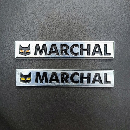 SEV MARCHAL CAR BADGE LOGO EMBLEM PLACCA PLAKETTE HEADLAMP HEADLIGHT 2X ...