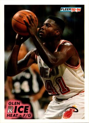 1993-94 Fleer #109 Glen Rice Miami Heat | eBay