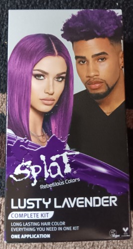 Splat Rebellious Colors Complete Hair Kit Lusty Lavender, 1 Application ...
