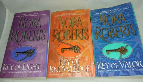 Nora Roberts Key Trilogy 3 Books Key Of Light Knowledge And Valor ...