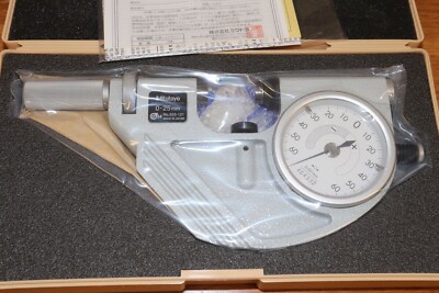 New Mitutoyo Go No-Go Dial Indicating Snap Gauge Gage Meter 0-25mm / 0 ...