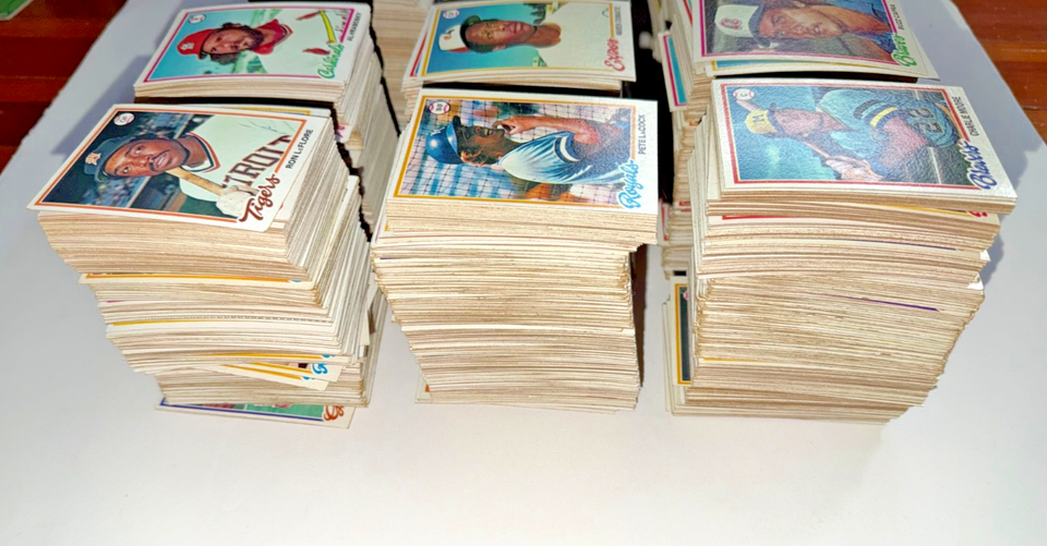 1978 Topps Baseball Set Collection Lot of 3700+ Cards | eBay