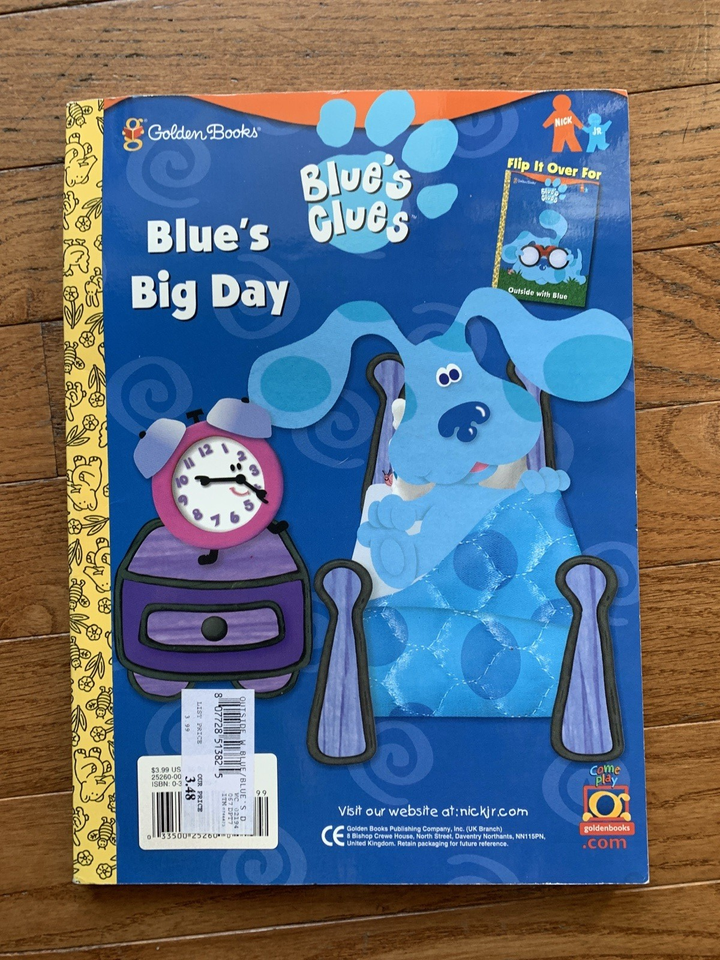 Blue's Clues Golden Book Blue's Big Day Outside with Blue | eBay