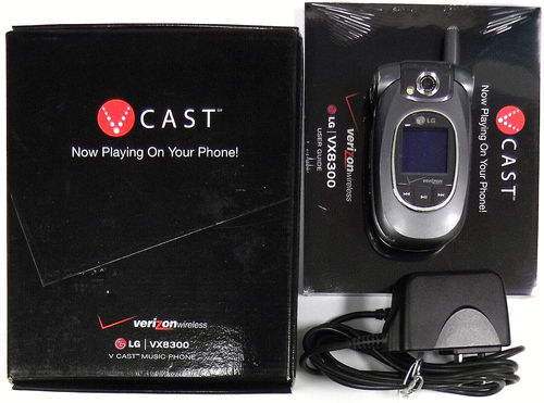 LG VX8300 - Gray and Silver ( Verizon ) Cellular Flip Phone - Boxed | eBay