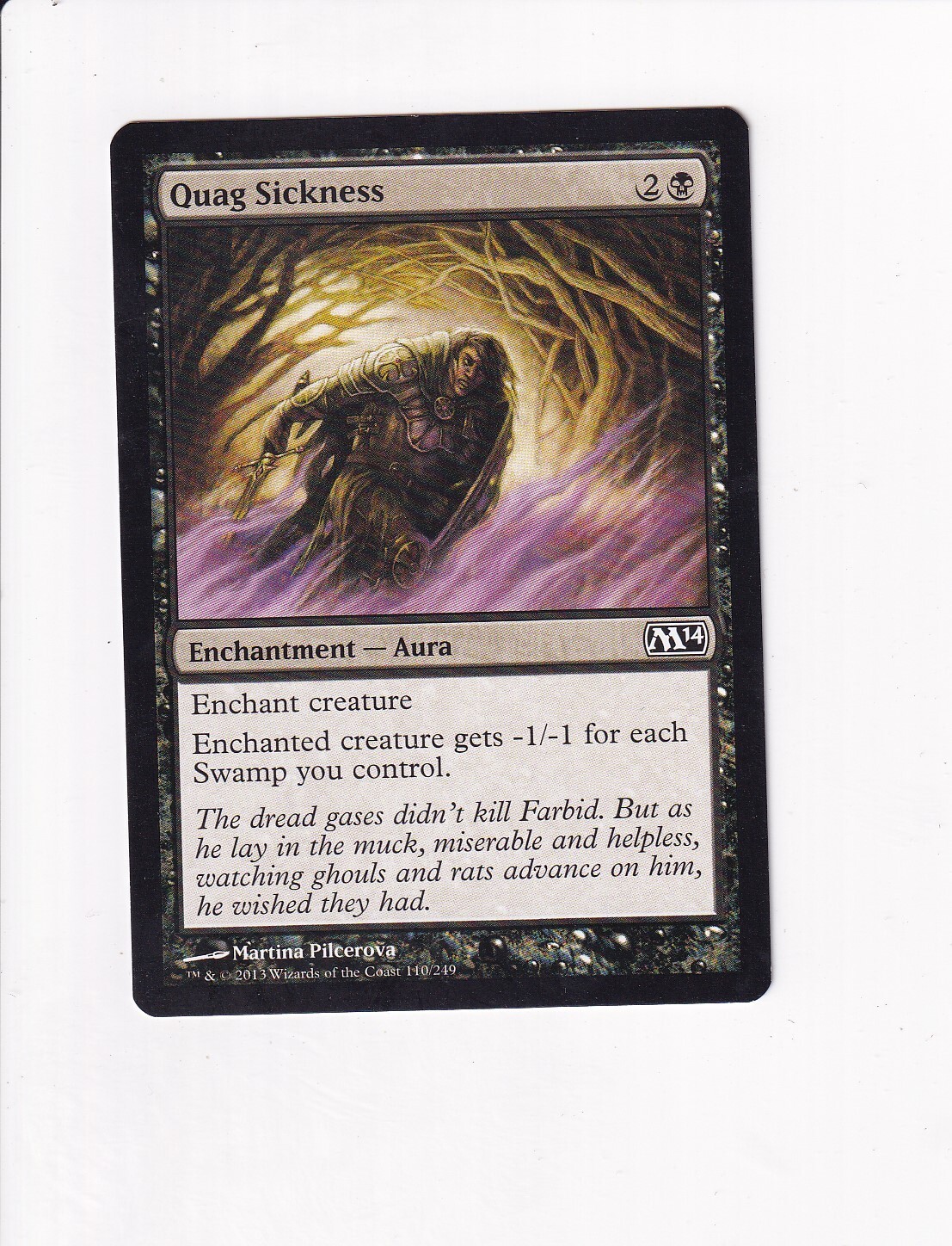 MAGIC THE GATHERING MTG MAGIC 2014 (M14) QUAG SICKNESS | eBay