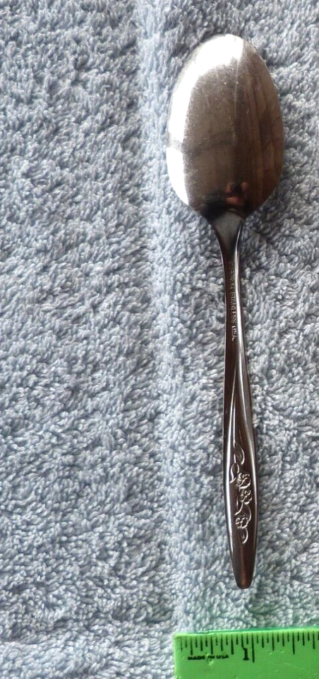 Superior Stainless Radiant Rose pattern Place Spoon (Oval Soup) 7 ...
