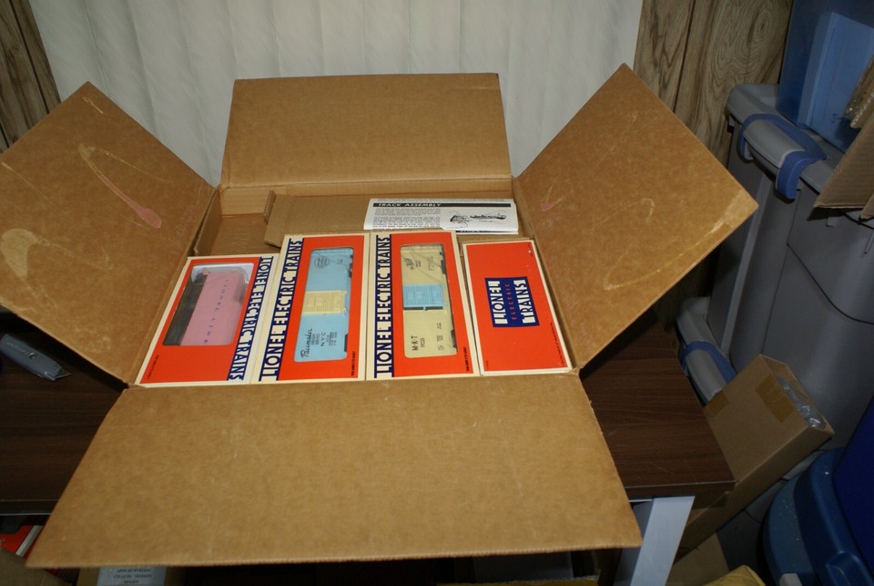 LIONEL O GAUGE 6-11722 GIRL'S STEAM LOCOMOTIVE TRAIN SET NEW NEVER OUT ...