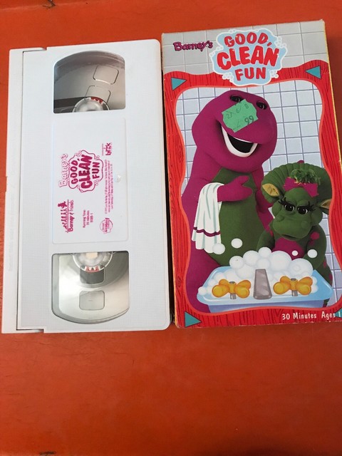 Barney - Barneys Good, Clean Fun/ Oh Brother Shes My Sister (VHS, 1998 ...