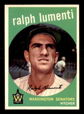 1959 Topps #316 Ralph Lumenti - NM | eBay