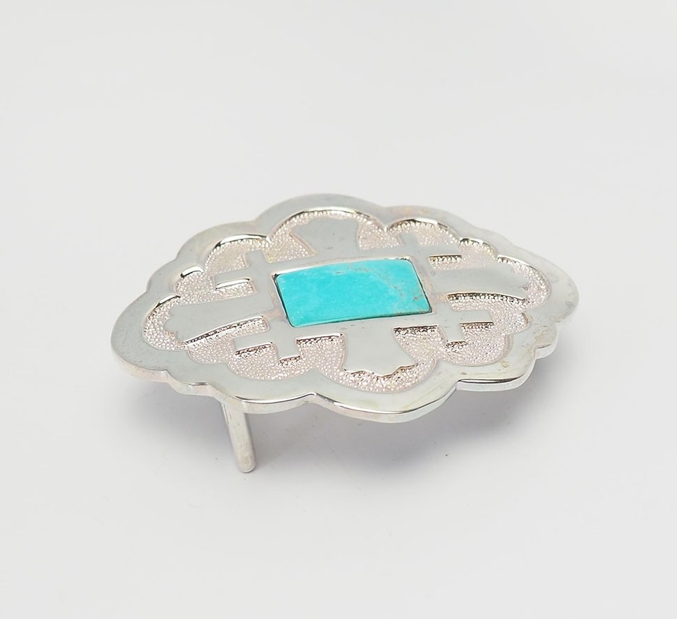 RLM Studio Robert Lee Morris sterling silver turquoise designer belt ...