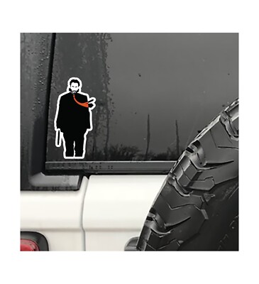 JOHN WICK RED TIE PRINTED DECAL CAR TRUCK WINDOW STICKER COOL BAD | eBay