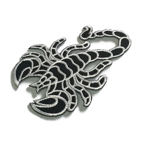 Scorpion Death Back Patches Patrol Drive Large Embroidery DIY Iron On ...