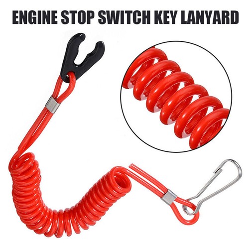 Outboard Boat Motor Engine Kill Stop Switch Safety Keys Tether Lanyard ...