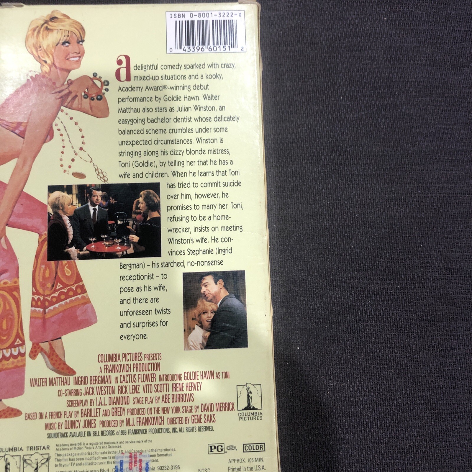 Cactus Flower (VHS, 1998) 43396601512| eBay