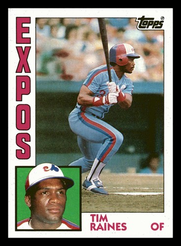 Tim Raines HOF 1984 Topps #370 Montreal Expos NM-MINT | eBay