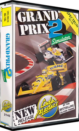 Sinclair Zx Spectrum 48K Spiel - Grand Prix Simulator 2 - Codemasters ...