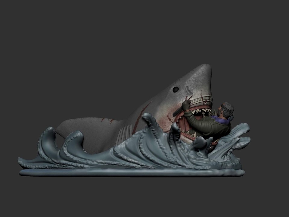 Jaws Quint’s Last Stand Diorama resin scale model kit unpainted 3d ...