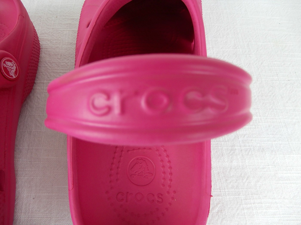 CROCS Classic Clogs Shoes Hot Pink Women's Size 10 Men's 8 | eBay