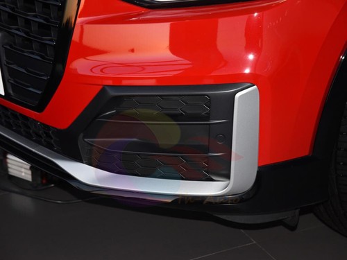 Left Side Front Bumper Foglight Grille Cover Trim Strip For Audi Q2 ...