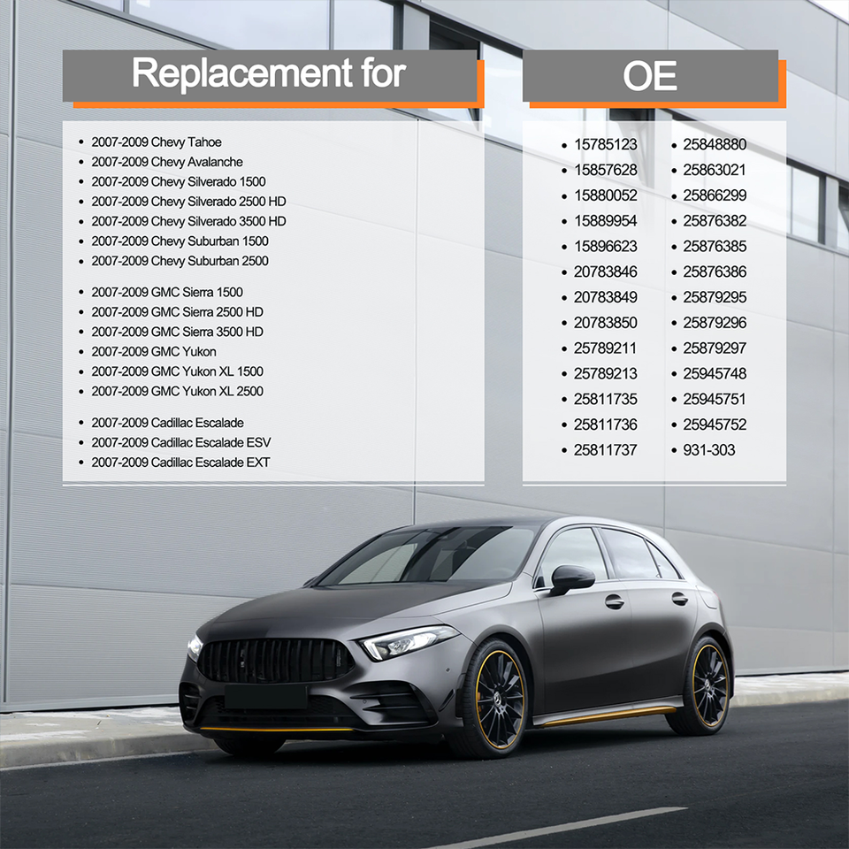 Front Left Driver Side Door Lock Actuator For 2007-09 Chevy GMC Sierra ...