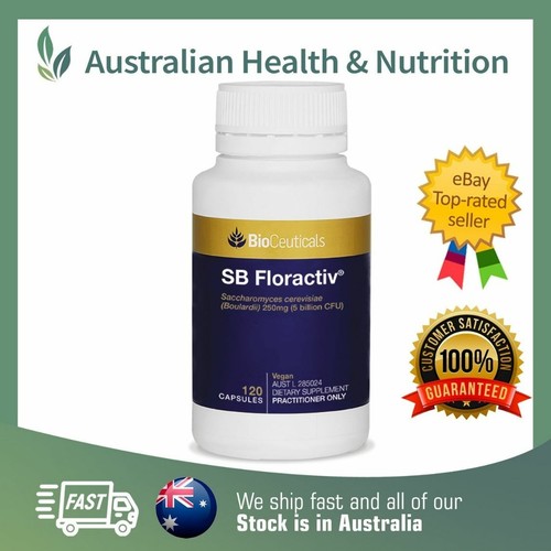BIOCEUTICALS SB FLORACTIV 120C SACCHAROMYCES BOULARDII + FREE SHIPPING ...