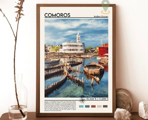 Comoros Print, Comoros Art, Comoros Poster, Comoros Photo, Comoros ...