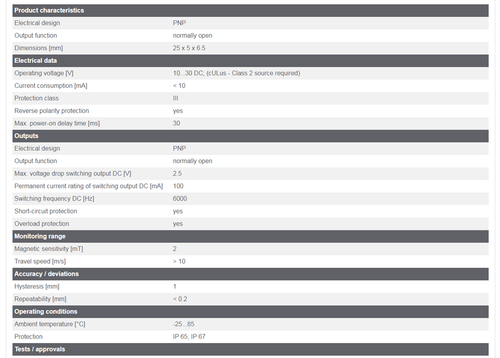 For IFM MK5159 T-slot cylinder Sensor 10...30 DC PNP | eBay