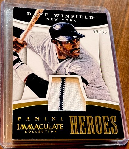 2015 Panini Heroes Relic Card # 19 - Dave Winfield NY Yankees MLB HOF ...