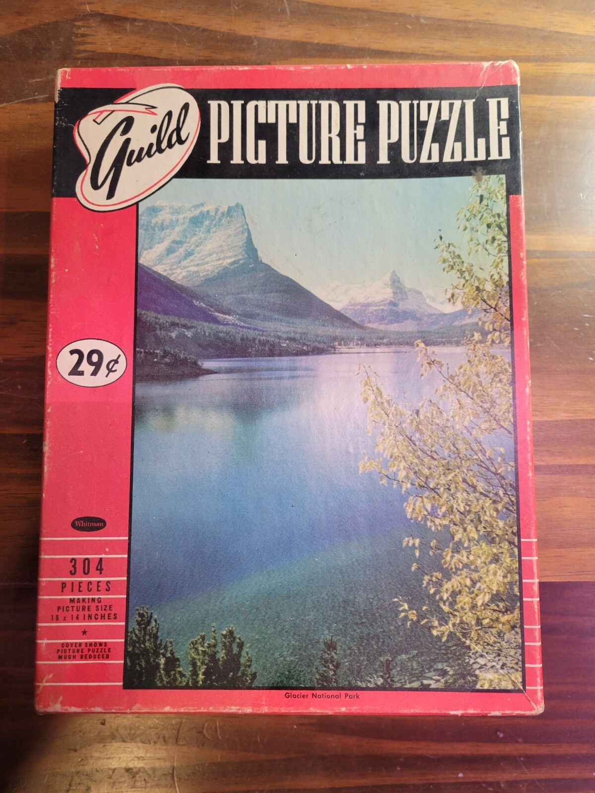 guild picture puzzle glacier national park | eBay