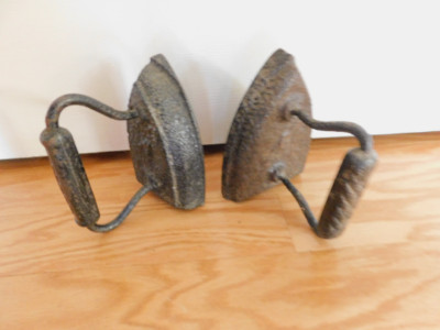 Vintage sad irons,1800's -early 1900 irons, solid cast iron retro ...