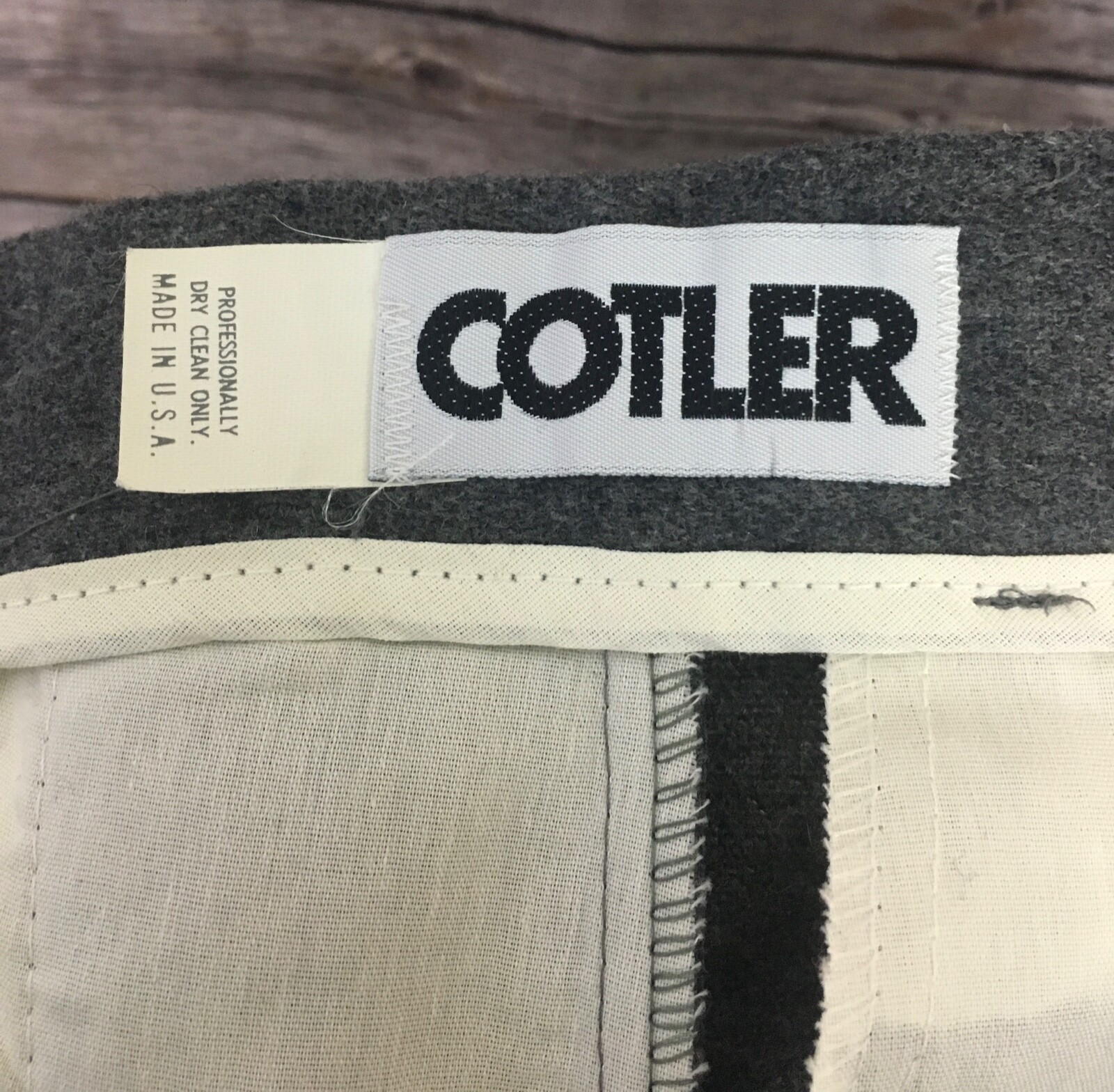 Vintage Cotler Grey Pants ( Size: 29) | eBay
