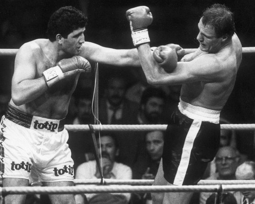 FRANCESCO DAMIANI vs ANDERS LILLEN EKLUND 8X10 PHOTO BOXING PICTURE | eBay