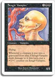 Sengir Vampire Battle Royale NM Black Uncommon MAGIC GATHERING CARD ...