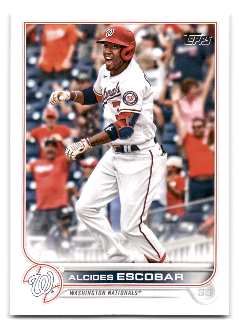 Alcides Escobar 2022 Topps #116 Washington Nationals BASEBALL | eBay