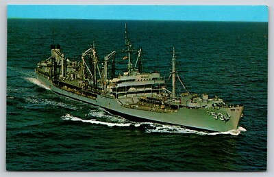 USN USS Caliente (AO-53) Naval Militaria Postcard, K8 | eBay