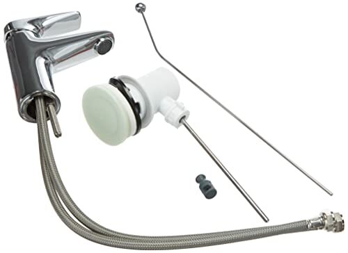 NEW - Grohe GRO-23751000 23751000-BauFlow Basin Mixer popup Waste, Nero ...