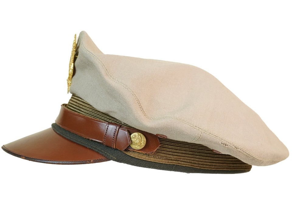 WW2 USAAF OFFICER'S AUSTRALIAN MADE CRUSHER CAP w/ 2 REMOVABLE TOPS ...