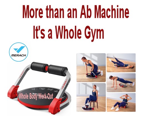 Merach Abdominal Machine Ab Crunch 3 Adjustable Resistance Spring ...